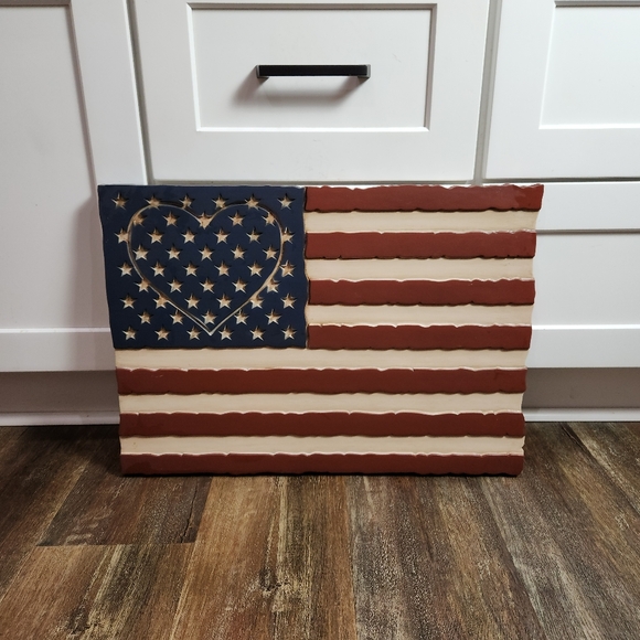 Home Interiors | Wall Decor | Rare Vintage 7s 80s Flag Made In The Usa ...